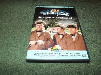 THE THREE STOOGES: Stooged & Confoosed (Colorized / Black & White) 4 ...