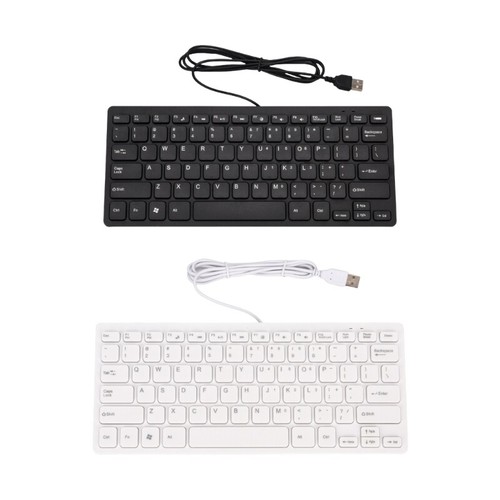 72 Key USB Computer Keyboard Quiet Typing Noise Reductions Stable ...