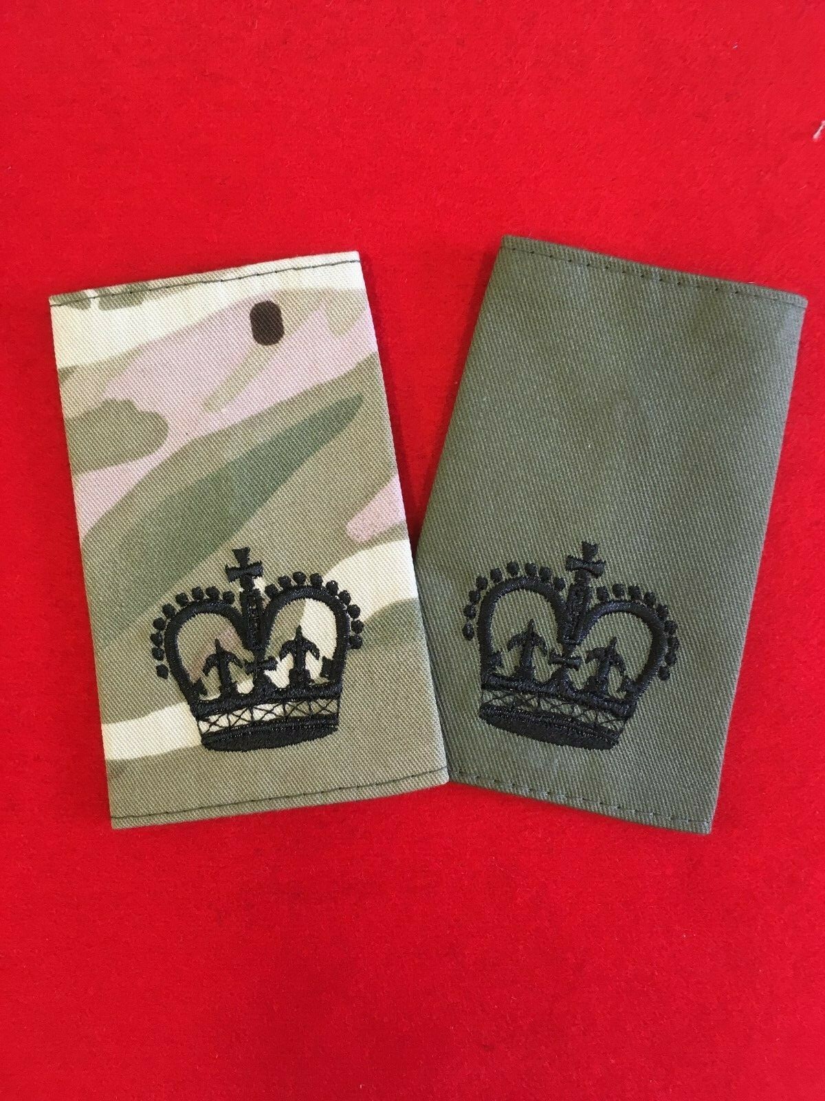 Warrant Officer Class 2 Combat Rank Slide Olive Multicam MTP WO2 Combat ...