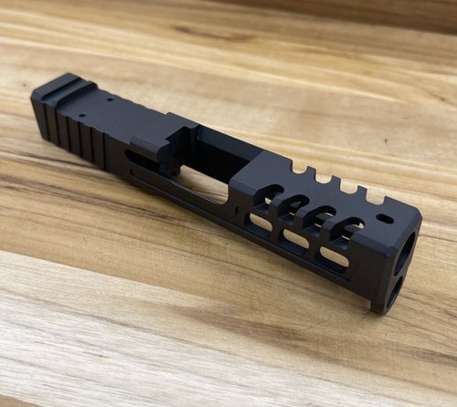 For Glock 43 43X Stripped Slide Black RMSc cut USA MADE | eBay
