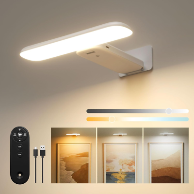 Portrait Battery Operated Lights HARPER LIVING Picture Light For Wall
