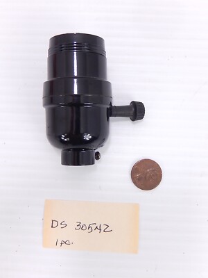 One(1) New Bakelite On-Off Turn-Key Standard Socket W/ Uno Threads. DS ...