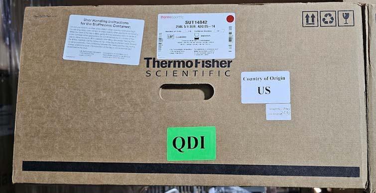 Thermo Scientific 250L 5:1 SUB, AEGIS5-14 Bioreactor Bag Ref SUT14842 ...