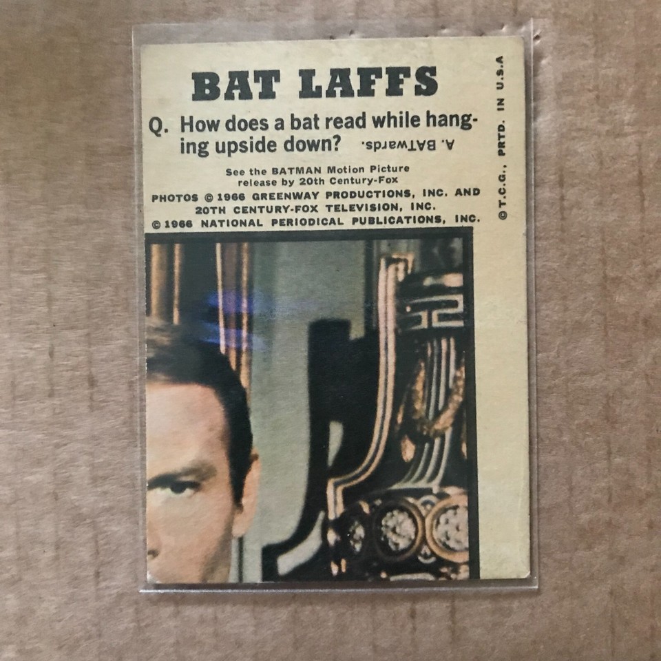 1966 Topps Batman Bat Laffs Trading Card #33 | eBay