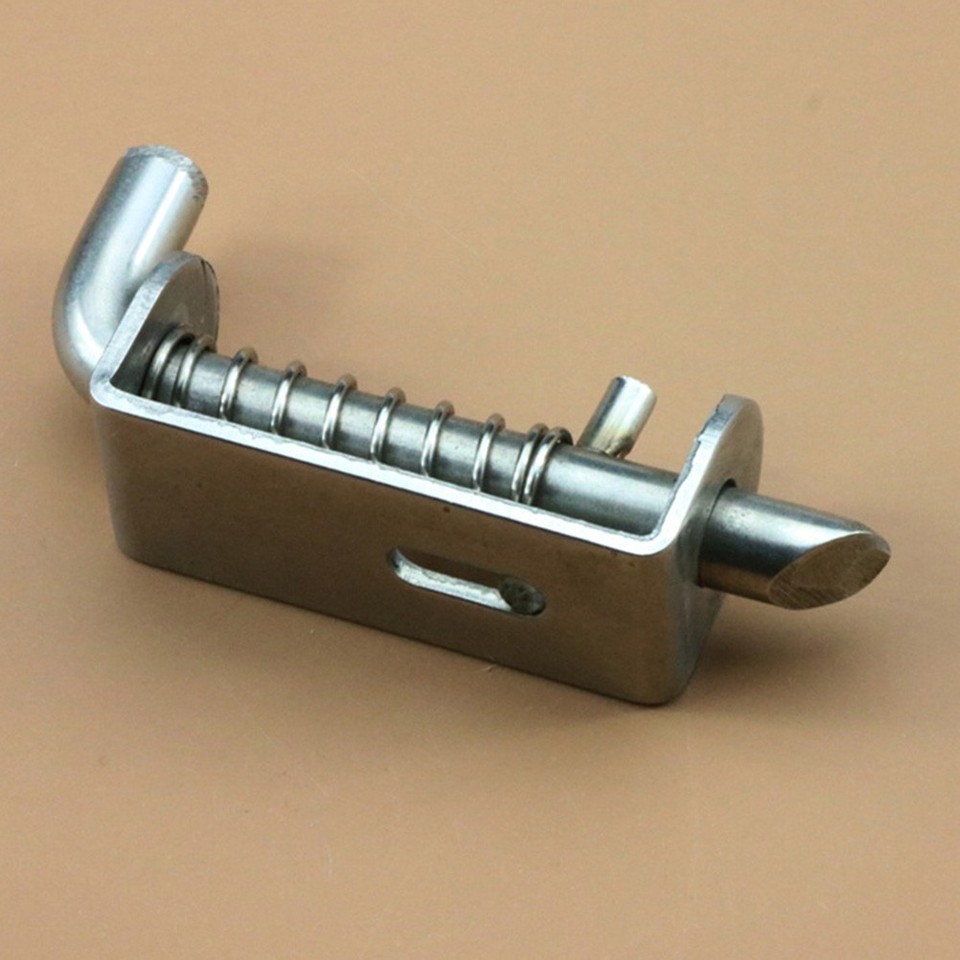 3 Pcs Door Latch Lock Secure Locking Cage Spring Hook Heavy Duty | eBay UK