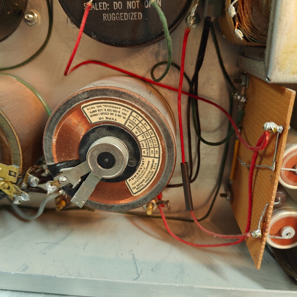 Vintage Dual Variac Bench Power Supply 0-140V 10A Superior Electric ...