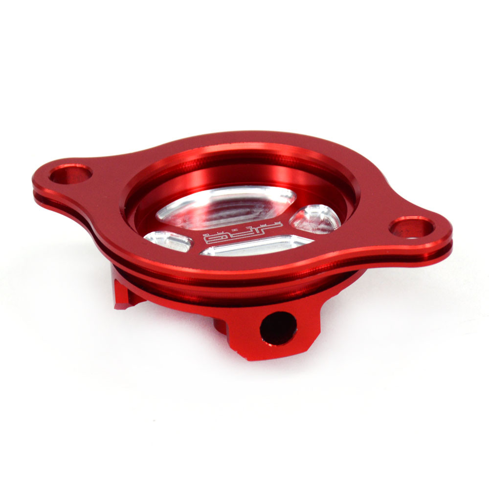 Motorcycle Billet Oil Filter Covers Caps For CRF450R 2002-2008 CRF450X ...