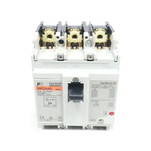 1PC NEW FOR Fuji Air Switch Circuit Breaker BW32AAG-3P 5A BW32AAG 3P 5A ...