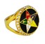 Masonic rings ebay Order of the Eastern Star Rings Gold Color w/ Black ...