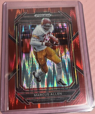 Marcus Allen Red Shimmer Draft Picks /49 #72 | eBay