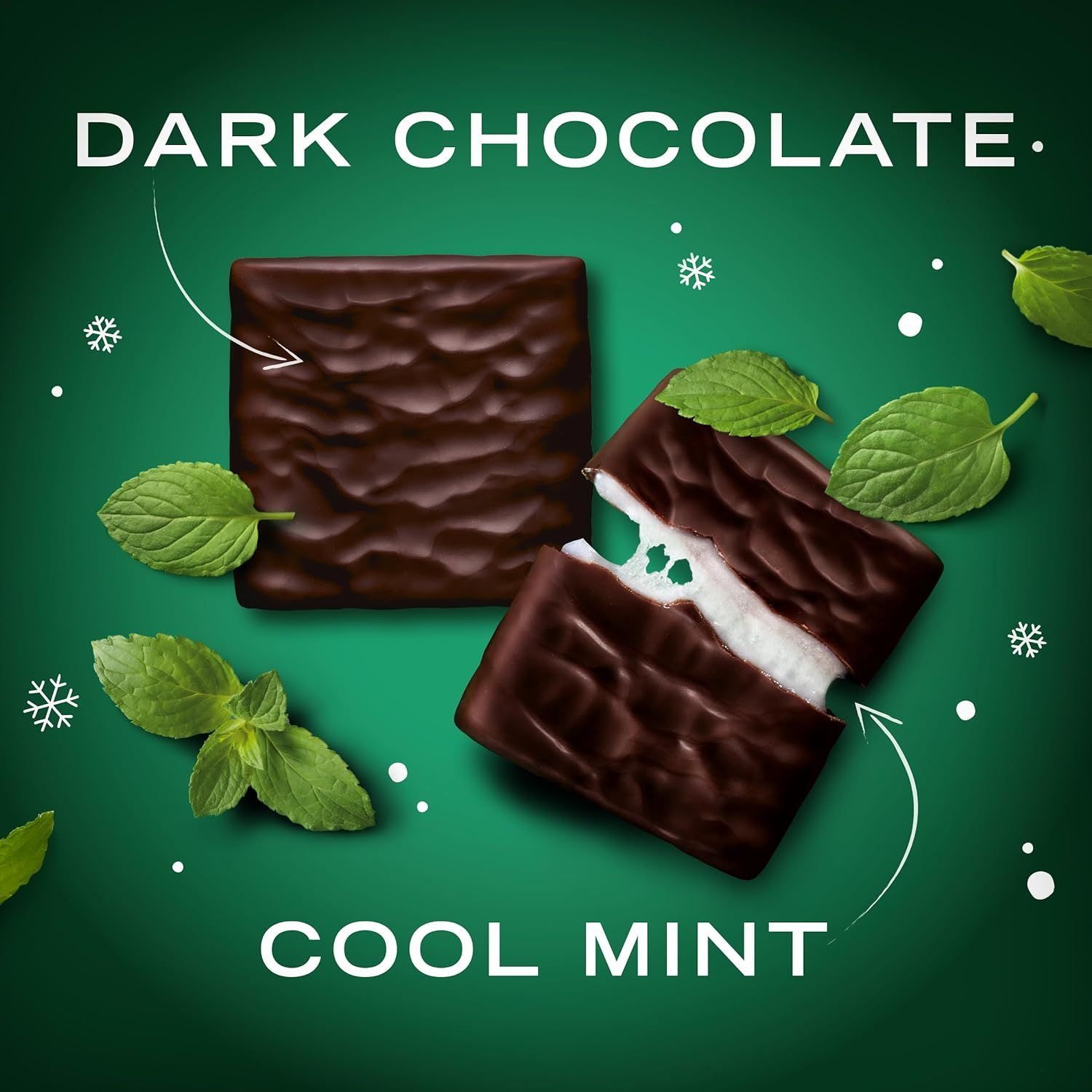 After Eight Dark Mint Chocolate Box 300g | Thin Squares Of 300 g (Pack ...