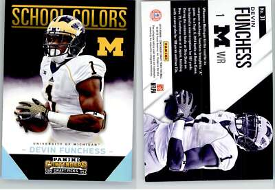 Devin Funchess 2015 Contenders Draft School Colors #31 Michigan RC ...