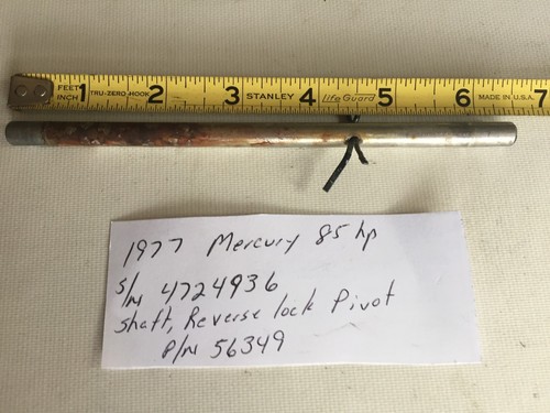 Shaft Reverse Lock Pivot 56349 Mercury Mariner Outboard 1970-1990 | eBay