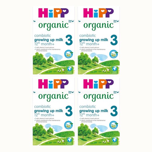 HiPP 3 Organic Growing Up Baby Milk Powder 1 Year+ kosher & approved ...