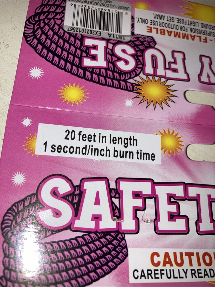 fireworks labels Visco Cannon Safety Link eBay Labels Only Don’t Remove ...