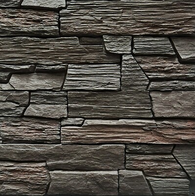 Rugged Stone Grey - SAMPLE- Stacked Stone, Exterior Stone Cladding ...