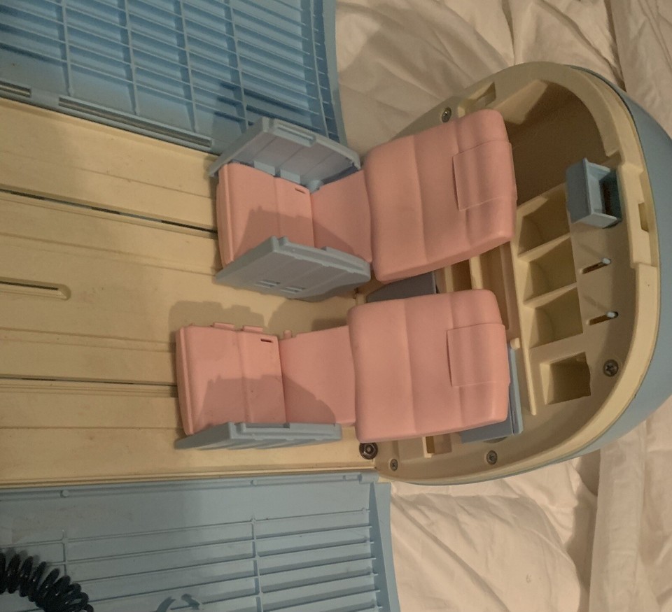 Vintage 1999 Mattel Barbie Jumbo Jet Doll Airplane Toy Blue | eBay