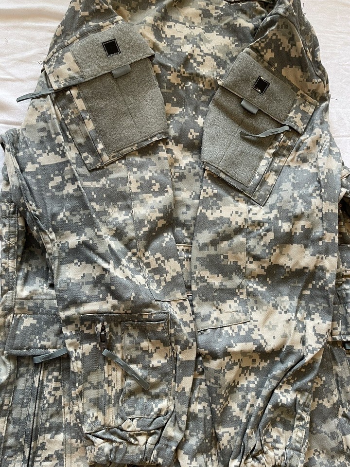 US Military CVC ACU Digital Fire resistant TANKERS COVERALLS ARAMID ...