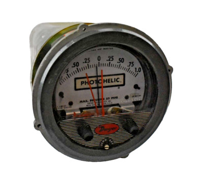 Dwyer Photohelic Gauge +/-1.0 In/Water 25 PSIG | eBay