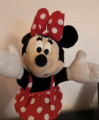 DISNEY~ MINNIE MOUSE ~ 12" Plush Stuffed HAND PUPPET by Applause | eBay