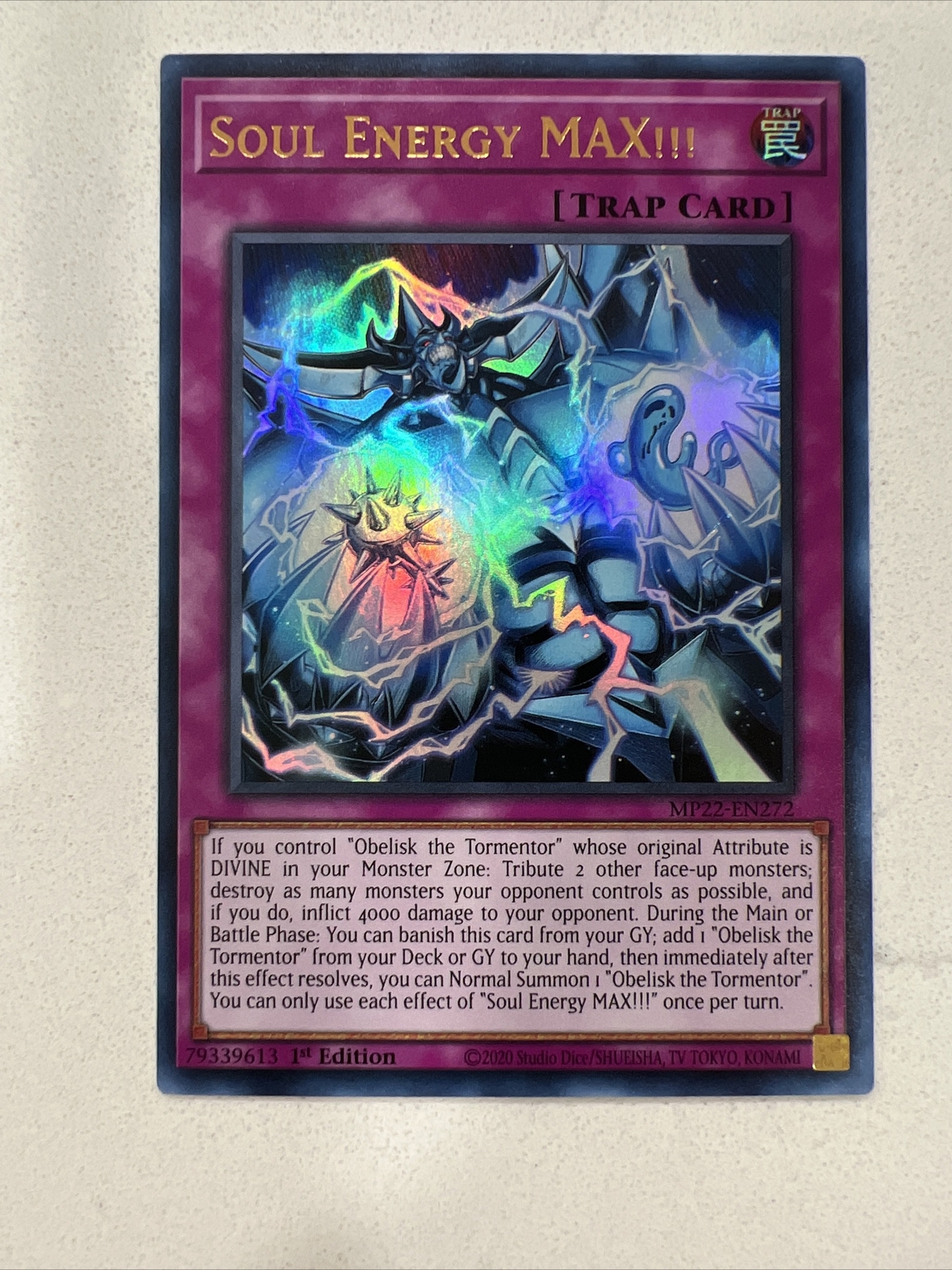 🔥Yugioh MP22-EN272 Soul Energy MAX!!! ULTRA RARE 1ST EDITION | eBay