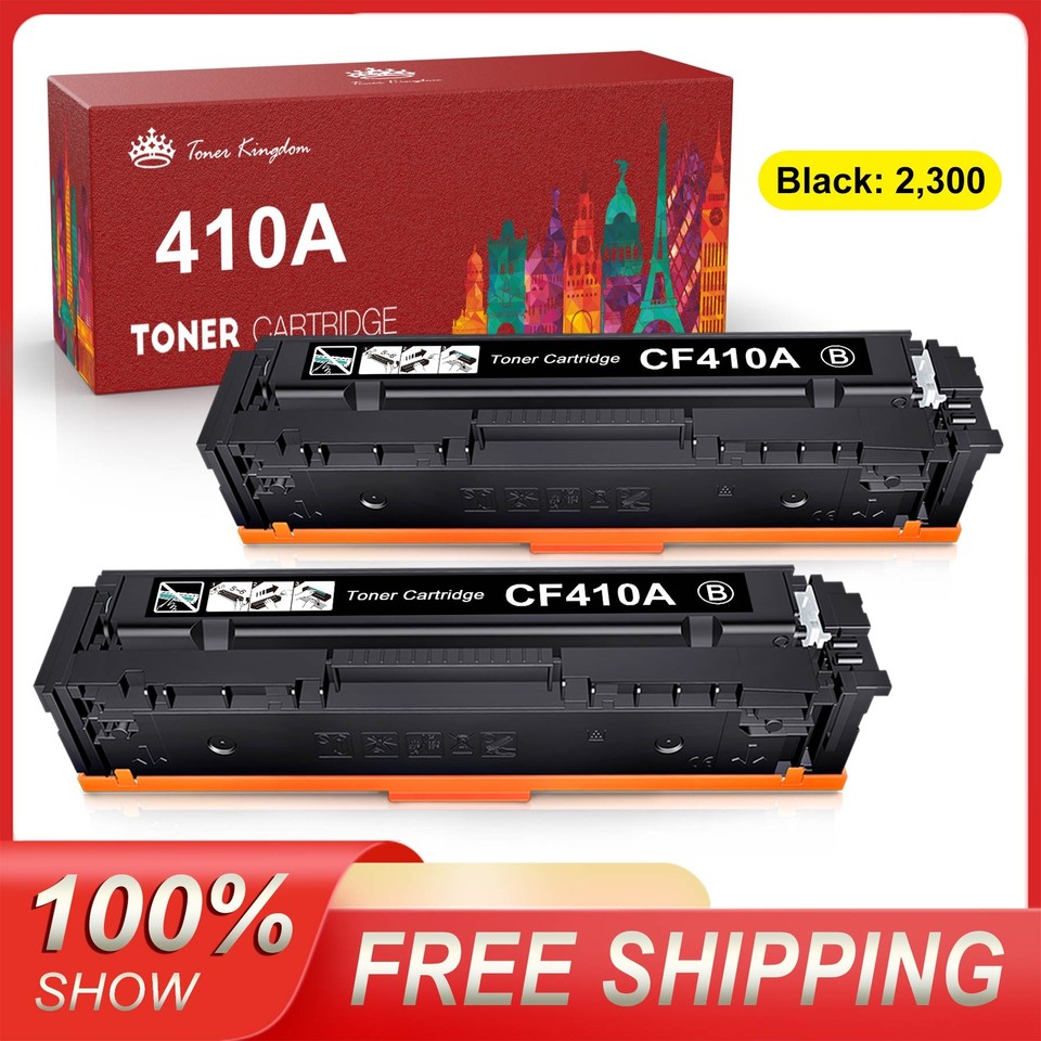 CF410A CF410X Toner for HP 410A/X Color LaserJet Pro M452dw MFP M477fdw ...