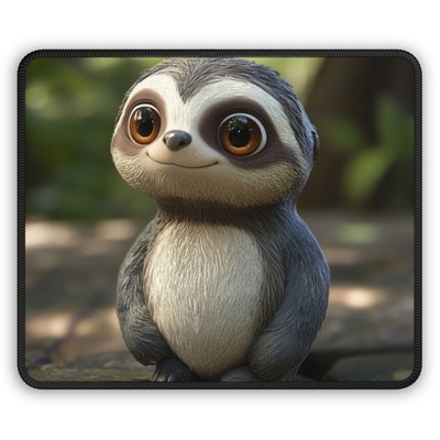 Adorable Sloth Gaming Mouse Pad - Cute Desk Accessory for Gamers | eBay