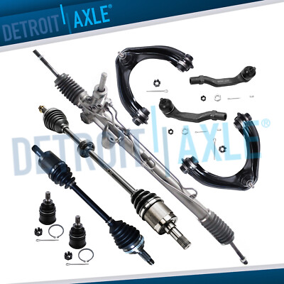 9pc Complete Power Steering Rack and Pinion Suspension Kit for Honda ...