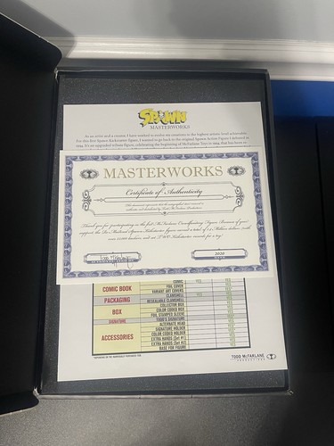 2020 McFarlane Masterworks Kickstarter Modern Spawn Action Figure | eBay