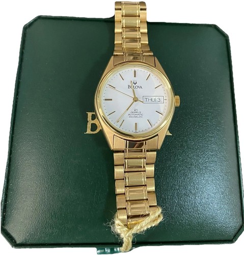 Bulova Classic Automatic White Dial Stainless Steel Watch Swiss Rare | eBay