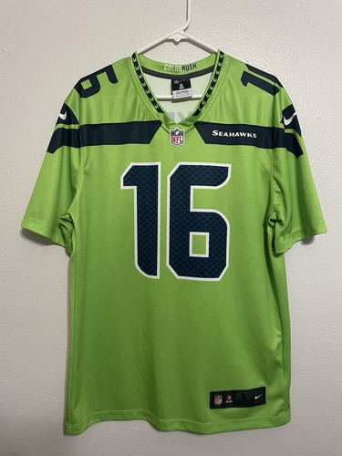 Nike Tyler Lockett Seattle Seahawks Green NFL Color Rush Football ...