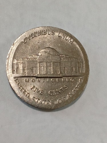 "RARE" 1996 P Nickel .broadstrike error and DD in the letter O in cello ...