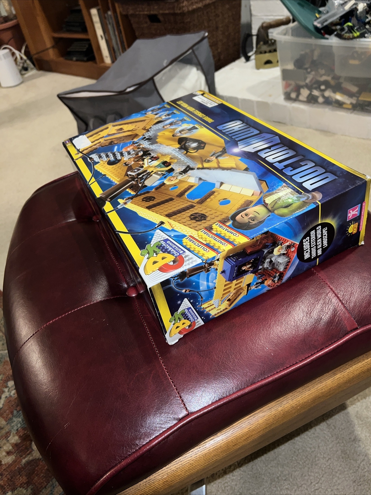 Dr Who Character Building Tardis Console Room Construction Set W/4 Mini ...