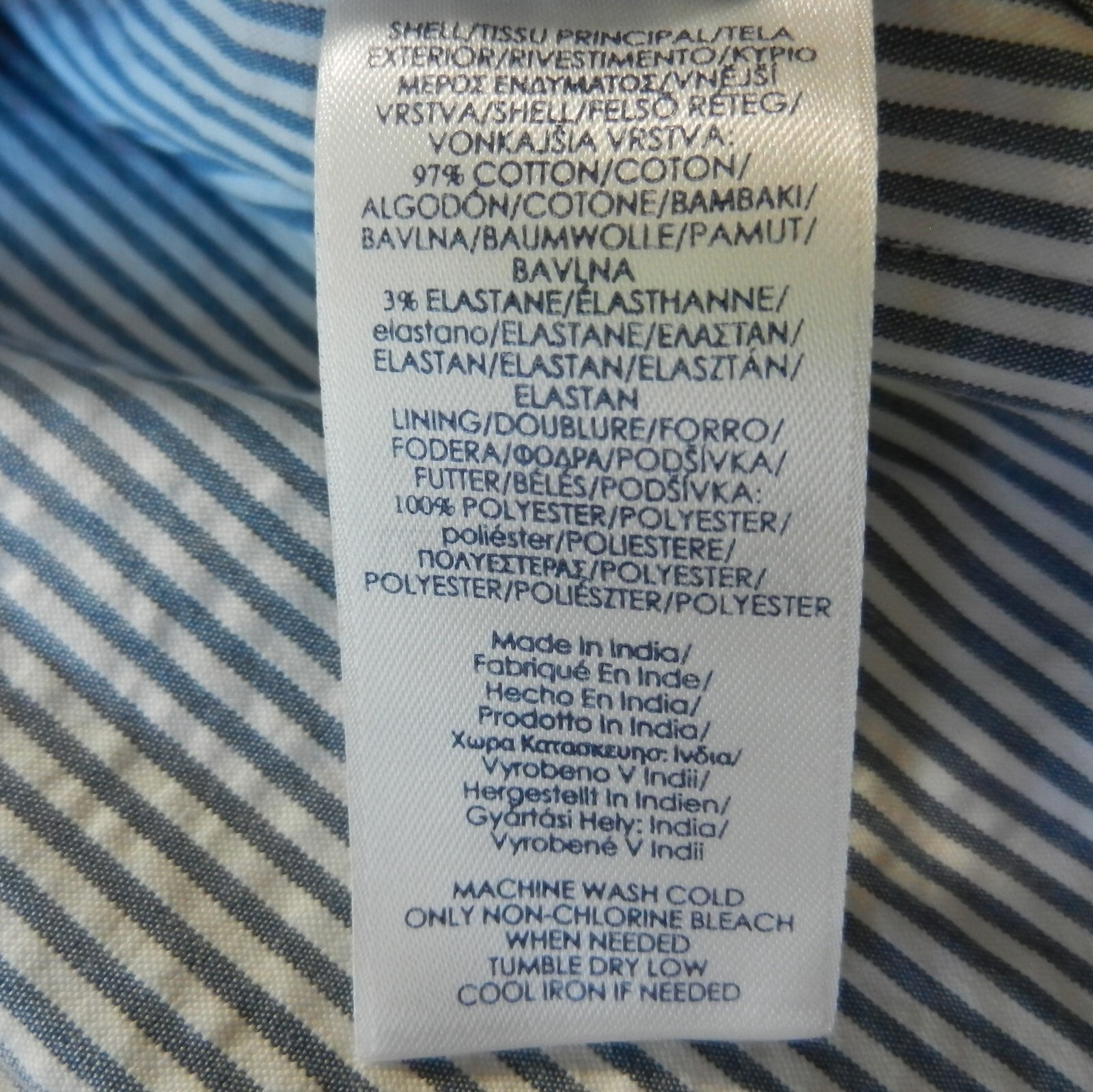 CHAPS Women's Blazer Blue Pin Stripes Size 16 Silver Buttons NWT | eBay