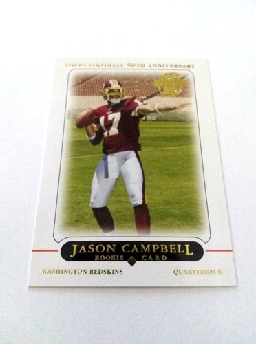 2005 Topps Football Jason Campbell Rookie Card #412 Factory Set Break ...