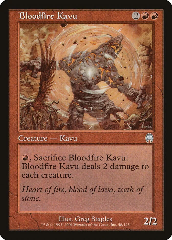 Bloodfire Kavu 58 Apocalypse for sale | eBay
