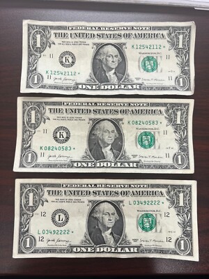 Rare series 2017 One Dollar Star Noted bill, collectors item. | eBay