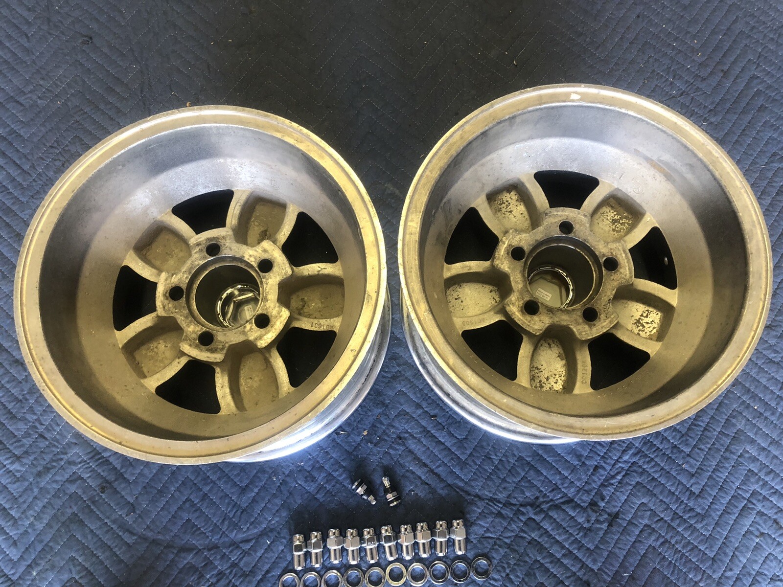 Vintage Pair of Appliance Daisy Wheels 14x8 Ford Mopar Real 4 1/2 ...
