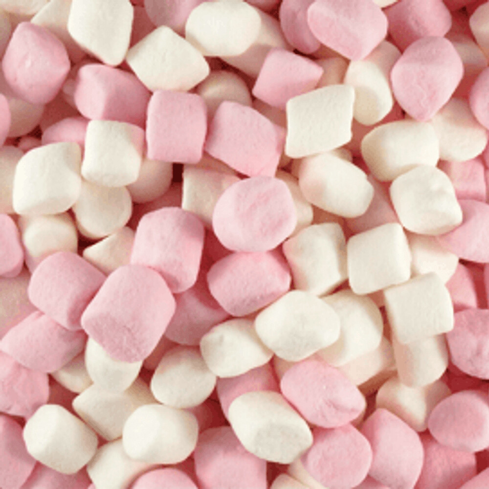 Haribo Chamallows Pink & White Mini Mallows Marshmallow Pick N Mix ...
