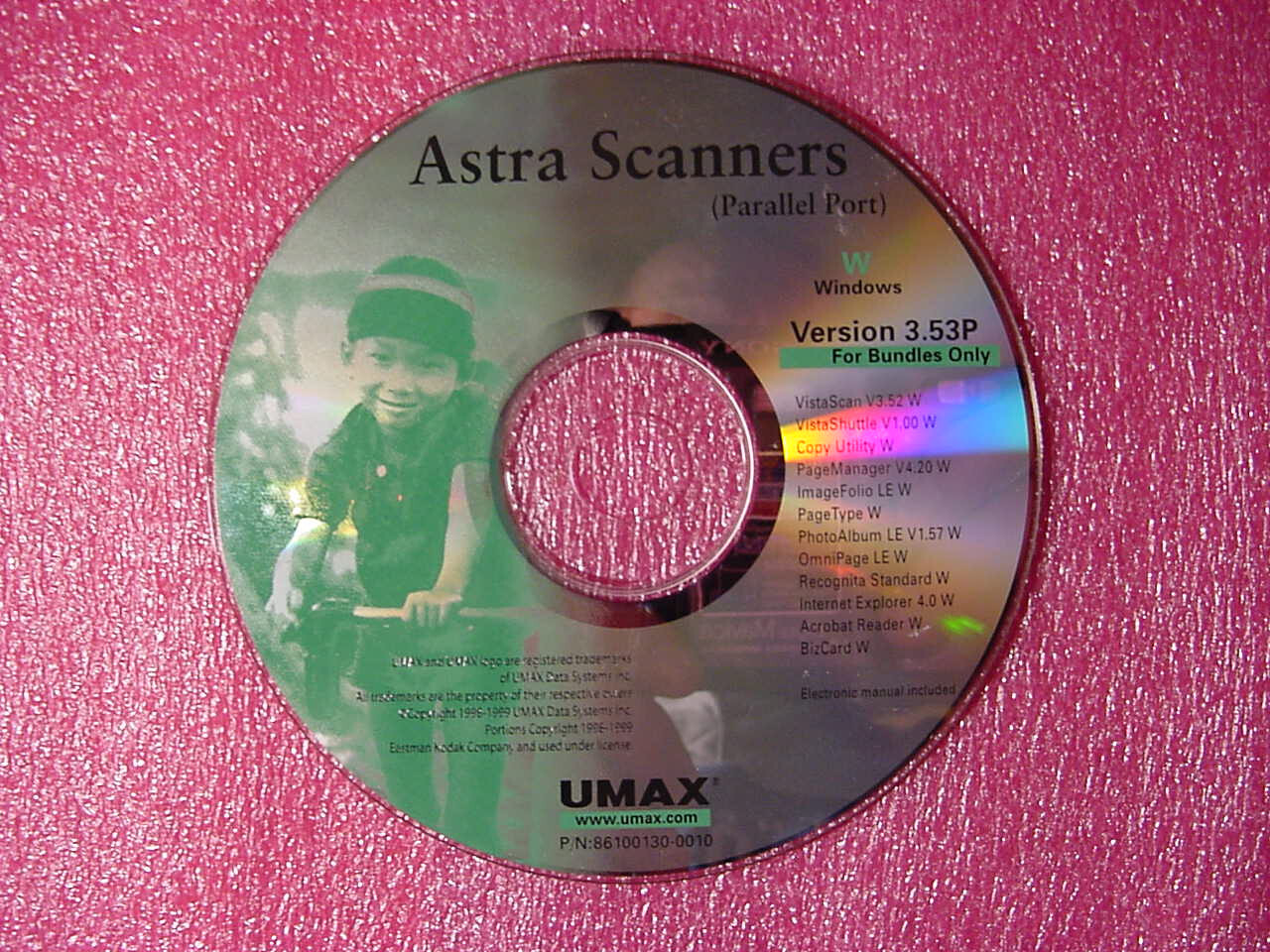 UMAX Astra Scanners Utility Disk version 3.53P for Windows | eBay