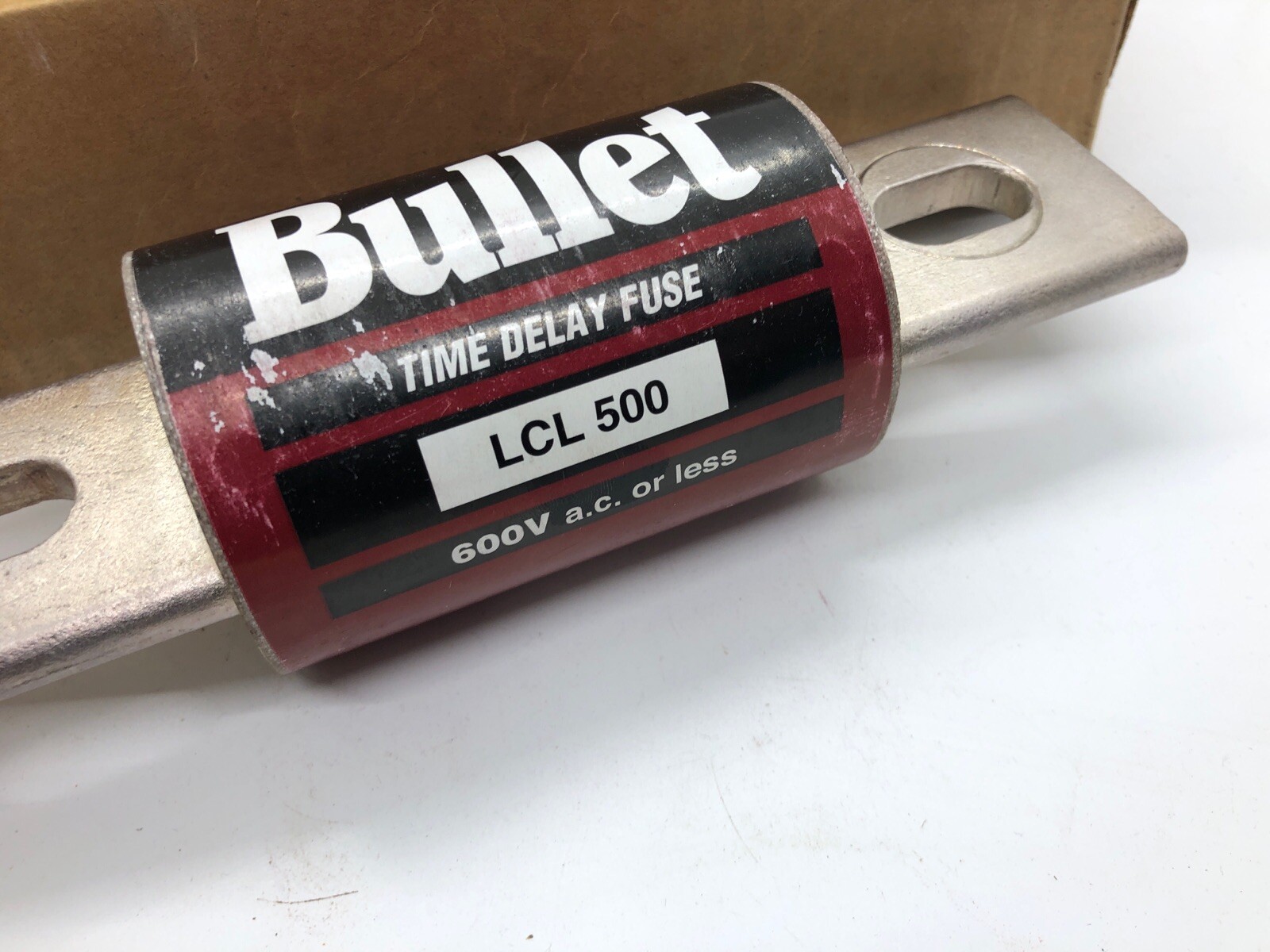 Edison Fusegear Bullet LCL500 LCL 500 Fuse Used | eBay