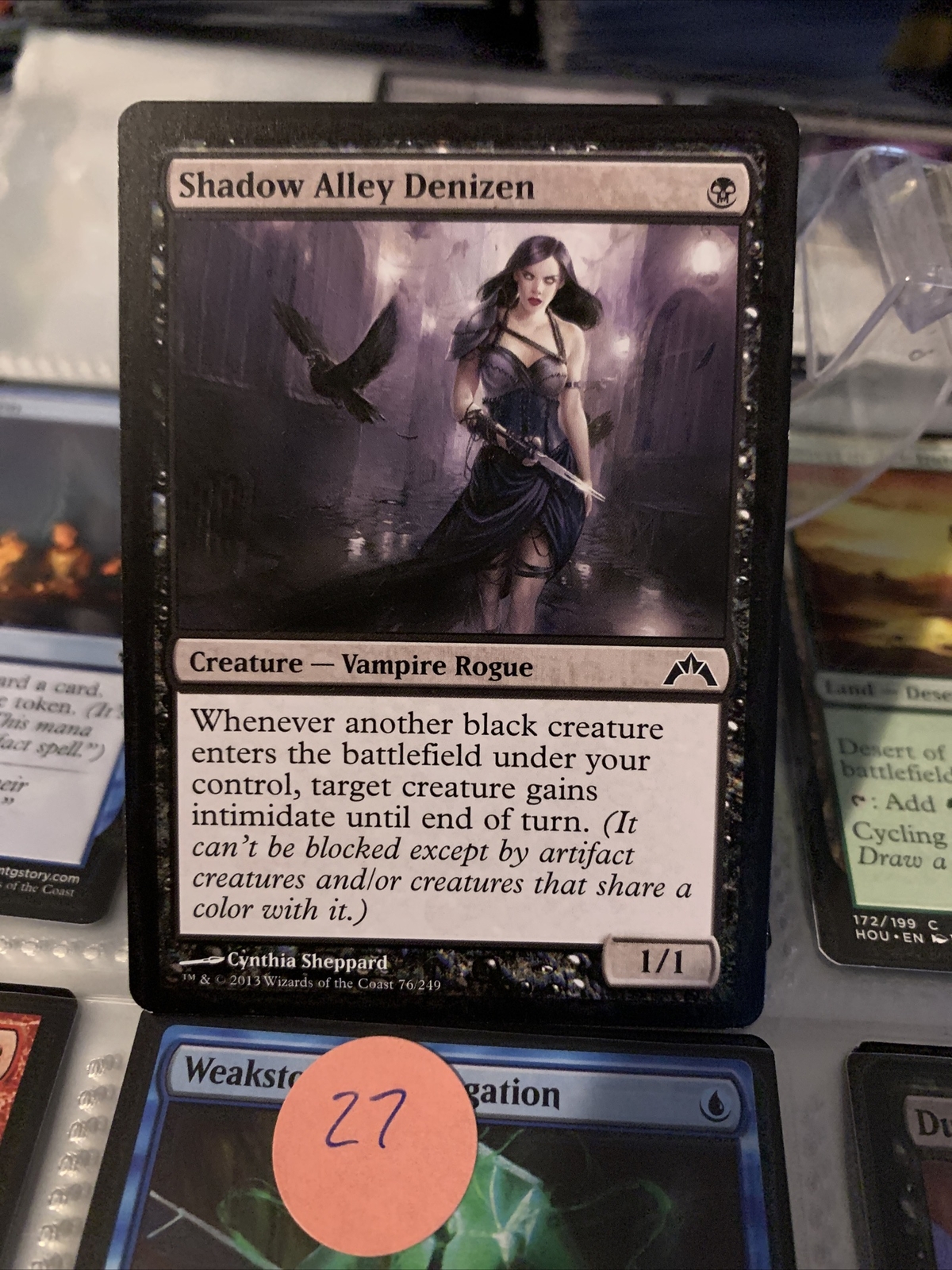 MTG Shadow Alley Denizen Gatecrash 76/249 Regular Common | eBay