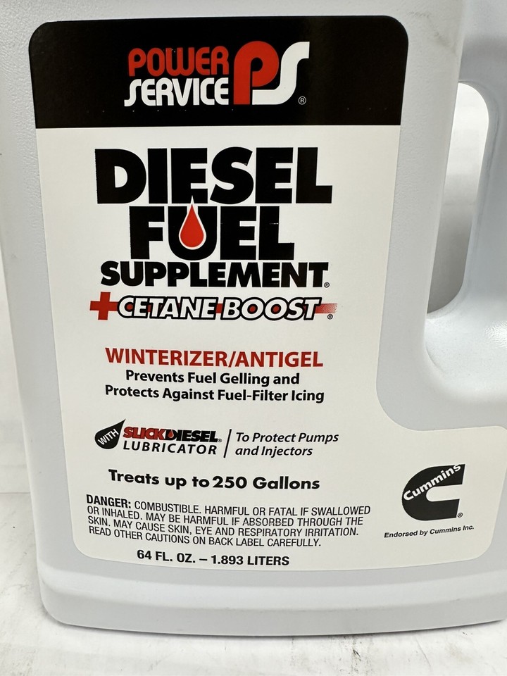 Power Service, Diesel Diesel Fuel Treatment plus Cetane, AntiGel, 2 ...
