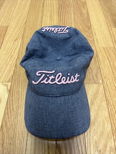 Titleist Four Seasons Adjustable Hat Light Blue/ Pink Baseball Golf Cap ...