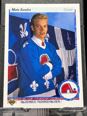 Mats Sundin 1990-91 Upper Deck Hockey #365 Rookie Card RC Near Mint | eBay