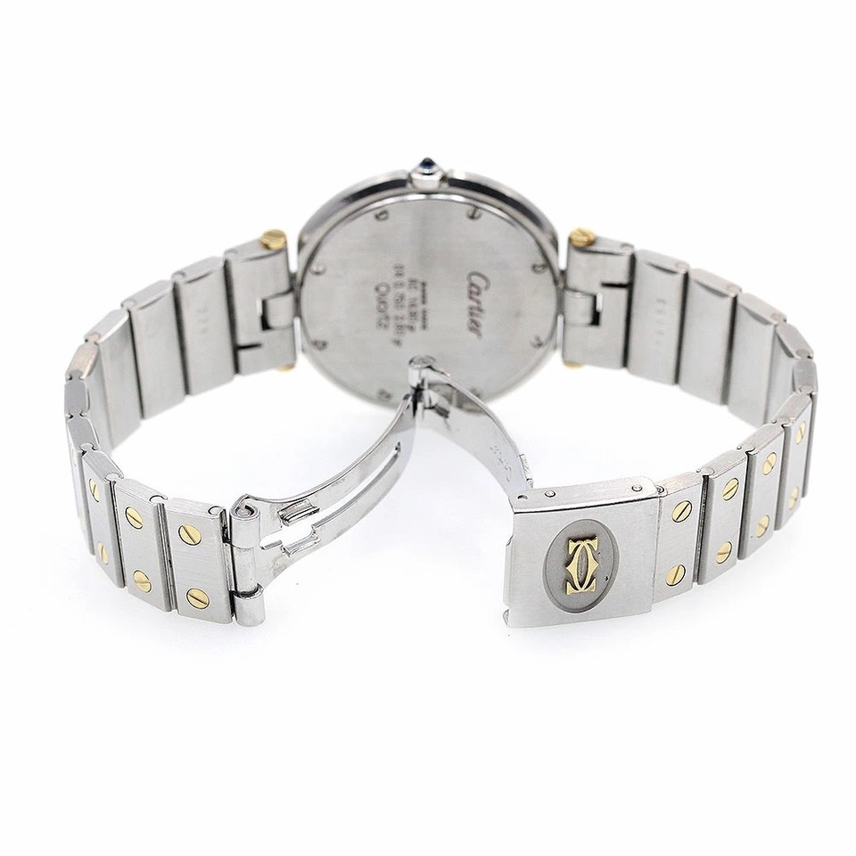Cartier Santos Round LM Quartz Men's _846985 ev20 Used | eBay