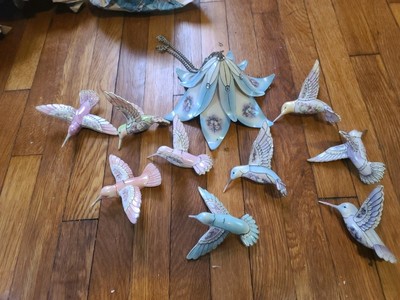 lena liu blooming lily humming bird 10 peice set RARE, MAKE OFFER! | eBay