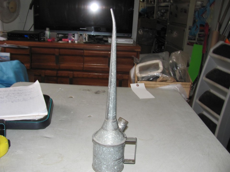 Vintage Long stem oiler can Railroad. 1pint. | eBay