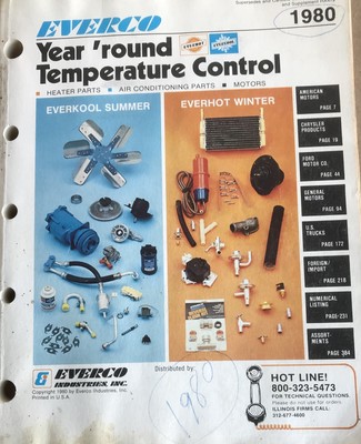 1980 Everco Temperature Control Catalog HA80 | eBay