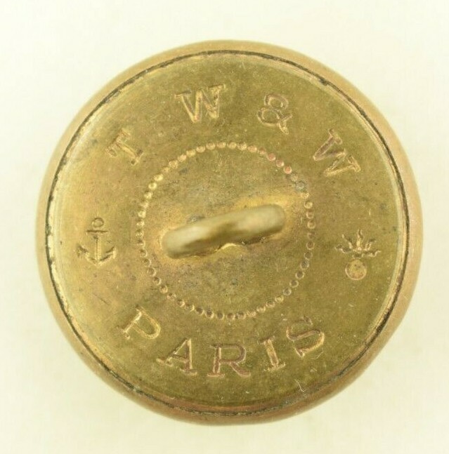 1840s-65 French 10th Infantry Regiment Coat Uniform Button Original D4 ...